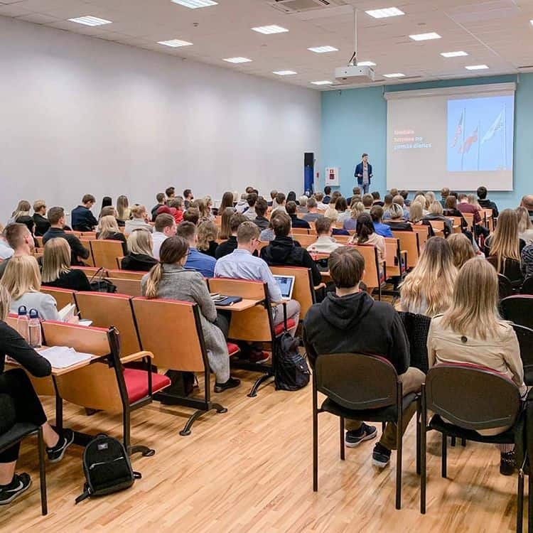 Turiba University. University education and accommodation in Riga...